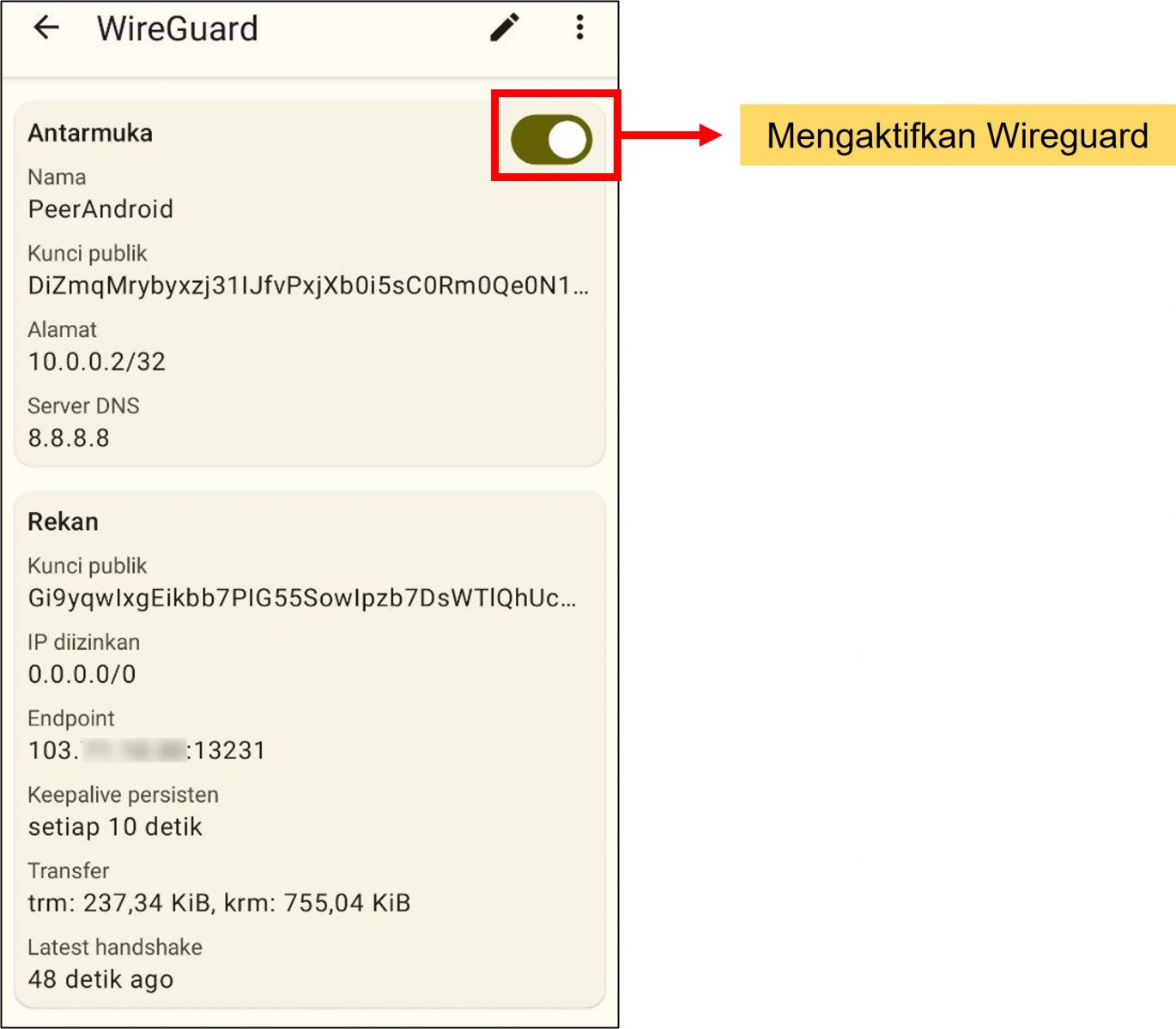 Citraweb.com : Peers WireGuard End User